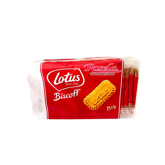 Jual Lotus Biscoff Biscuit Isi 25 pcs 156 gram / Biskuit Lotus ...