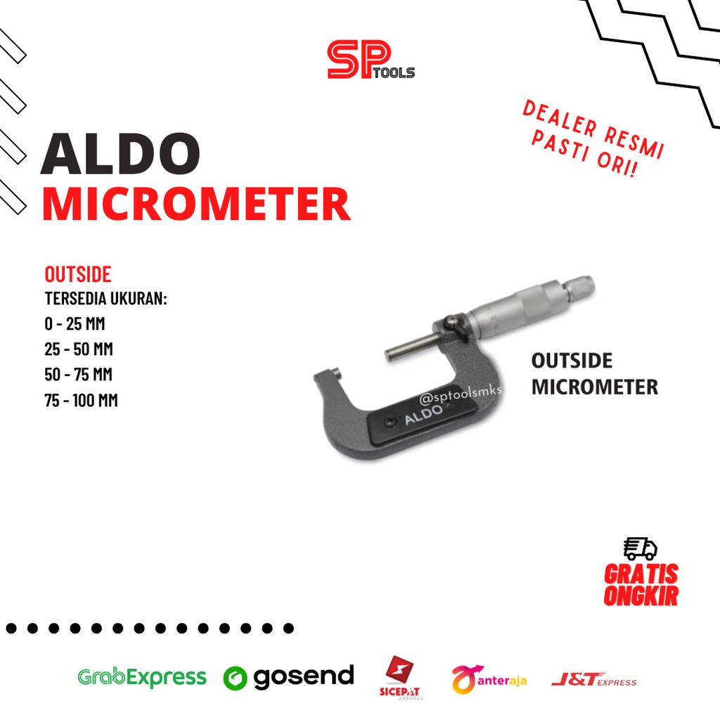 Jual MIKROMETER / MICROMETER OUTSIDE / MICRO METER / MIKRO METER SEKRUP ...