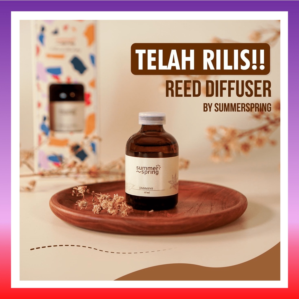 Jual Reed Diffuser Summer Spring Pengharum Ruangan dan Aromaterapi ...