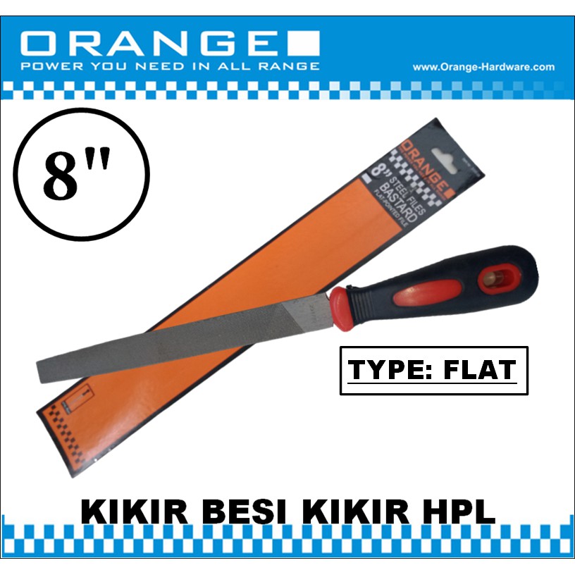 Jual Kikir Besi Kikir HPL Kikir Parut Type Flat Plat 8inch | Shopee ...