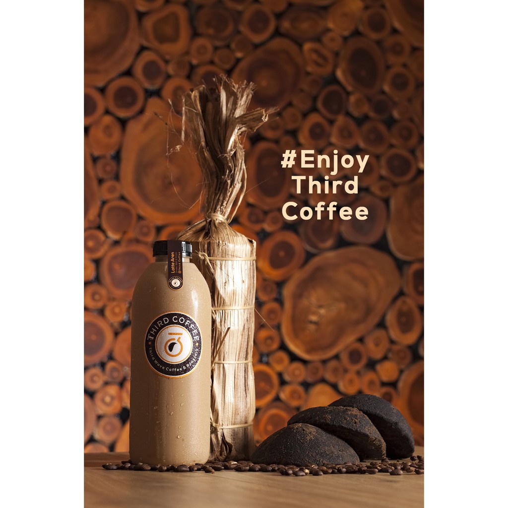 Jual Kopi Susu 1 liter Latte Aren Signature Third Coffee | Shopee Indonesia