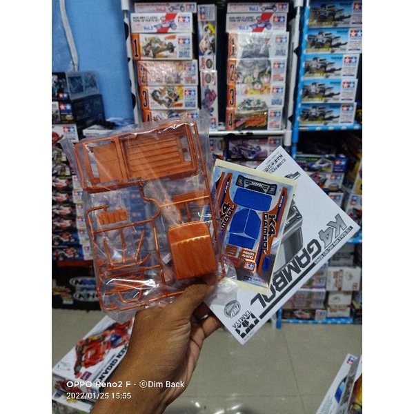 Jual Tamiya 18718 Bodi Body K4 Gambol + Decal + Dus Manual Box | Shopee ...