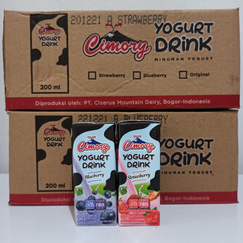 Jual 1 DUS CIMORY YOGURT DRINK KOTAK 200 ml 200ml 1 KARTON SAMEDAY INSTANT | Shopee Indonesia