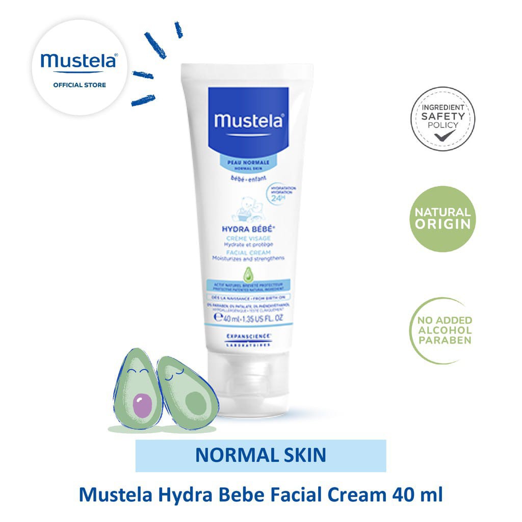 Jual Mustela Hydra Bebe Facial Cream 40ml / cream muka bayi / KRIM MUKA ...