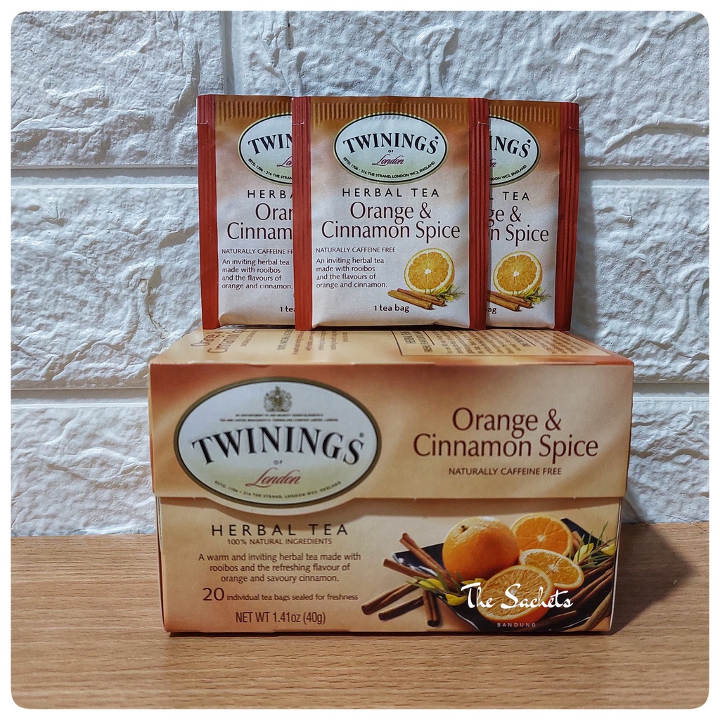 Jual Twinings Herbal Tea Orange & Cinnamon Spice Sachet | Shopee Indonesia