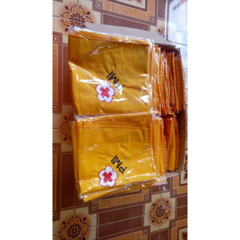 Jual Slayer Wira Bordir kuning tua / kuning orange /atribut pmr ...