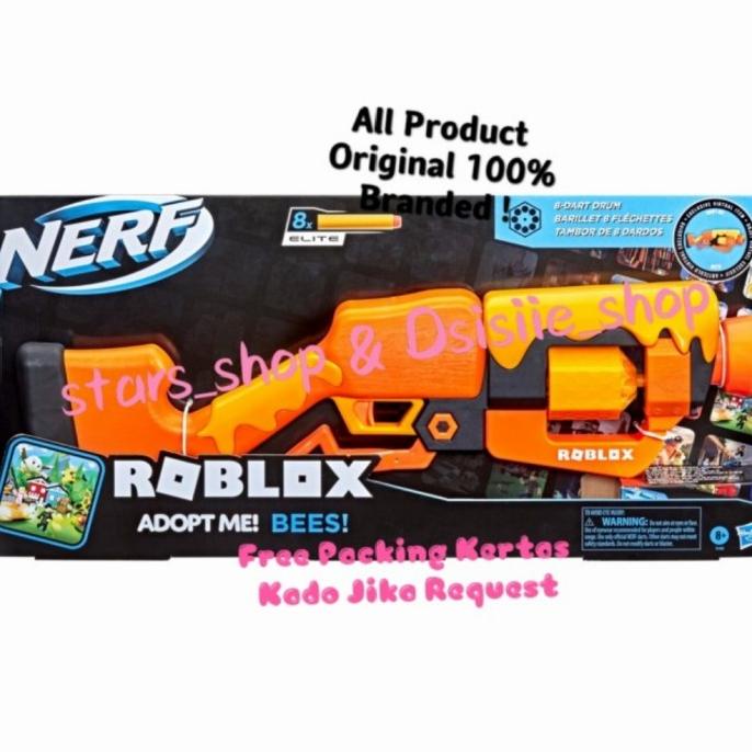 Jual Nerf ROBLOX ADOPT ME Bees 8 Dart Drum Original - Mainan Pistol ...