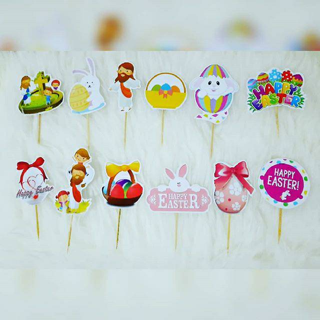 Jual Topper Paskah Rohani topper puding topper tart hiasan puding ...