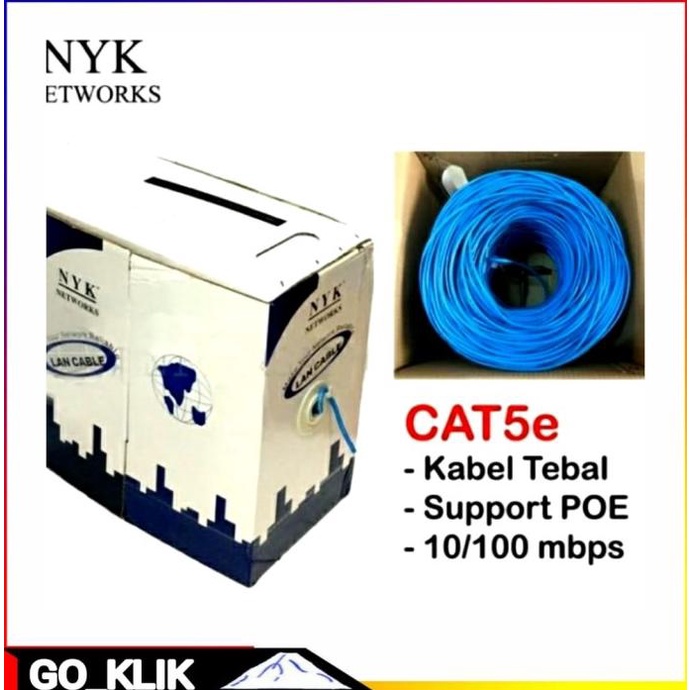 Jual Kabel LAN UTP Cat 5e Nyk 305meter | Shopee Indonesia