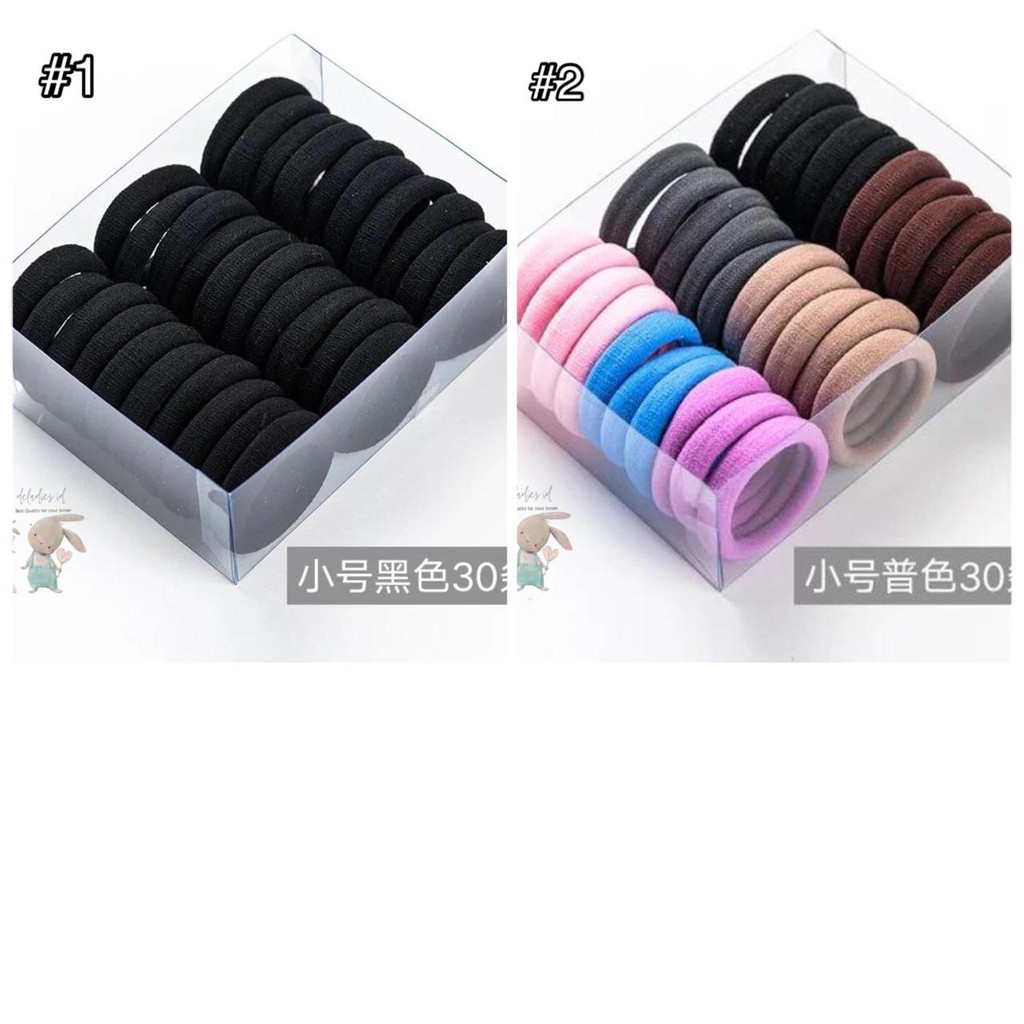 Jual Ikat Rambut Headband Plastik 30 pcs | Shopee Indonesia