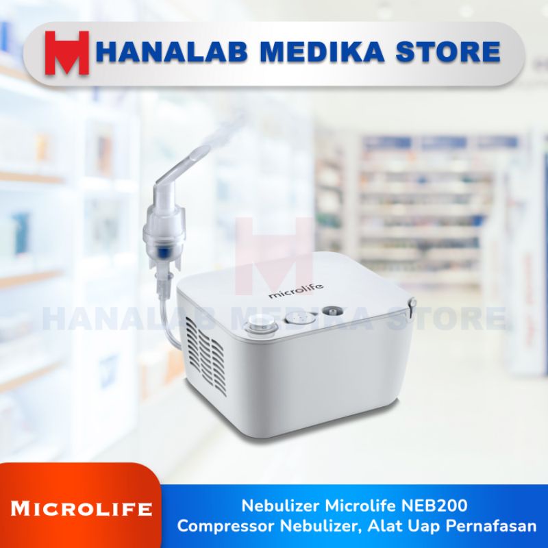 Jual Nebulizer Microlife NEB200 / Compressor Nebulizer / Alat Uap ...