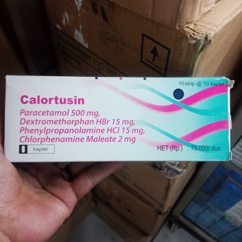 Jual CALORTUSIN Obat Batuk Pilek 100kaplet | Shopee Indonesia