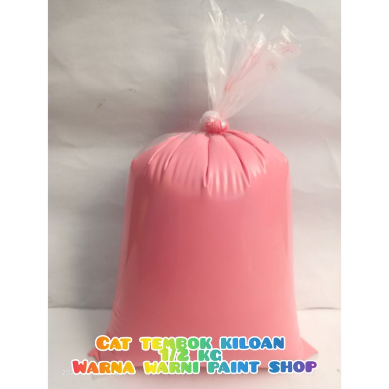 Jual CAT TEMBOK/CAT KILOAN/CAT DINDING/CAT PINK 400GRAM | Shopee Indonesia