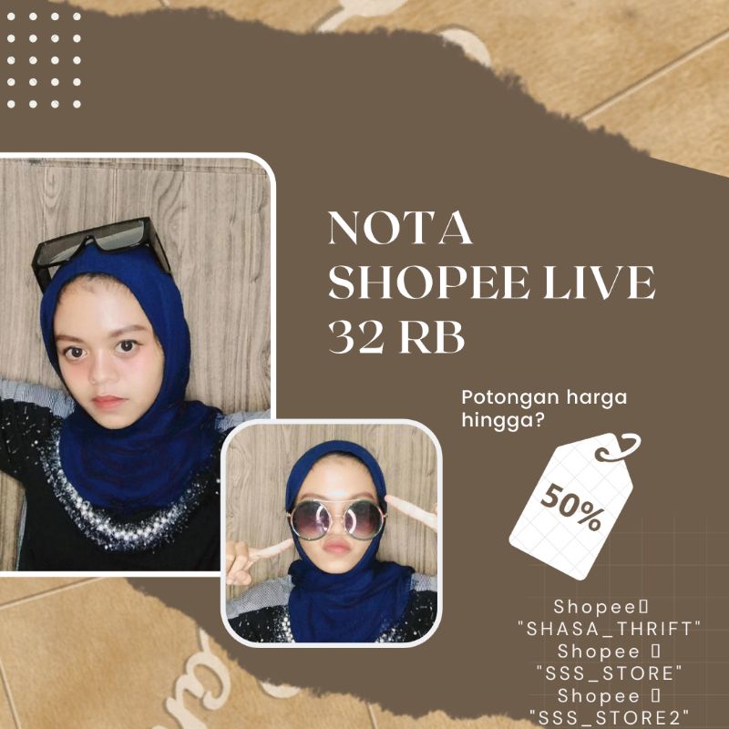 Jual NOTA SHOPEE LIVE 32RB | Shopee Indonesia