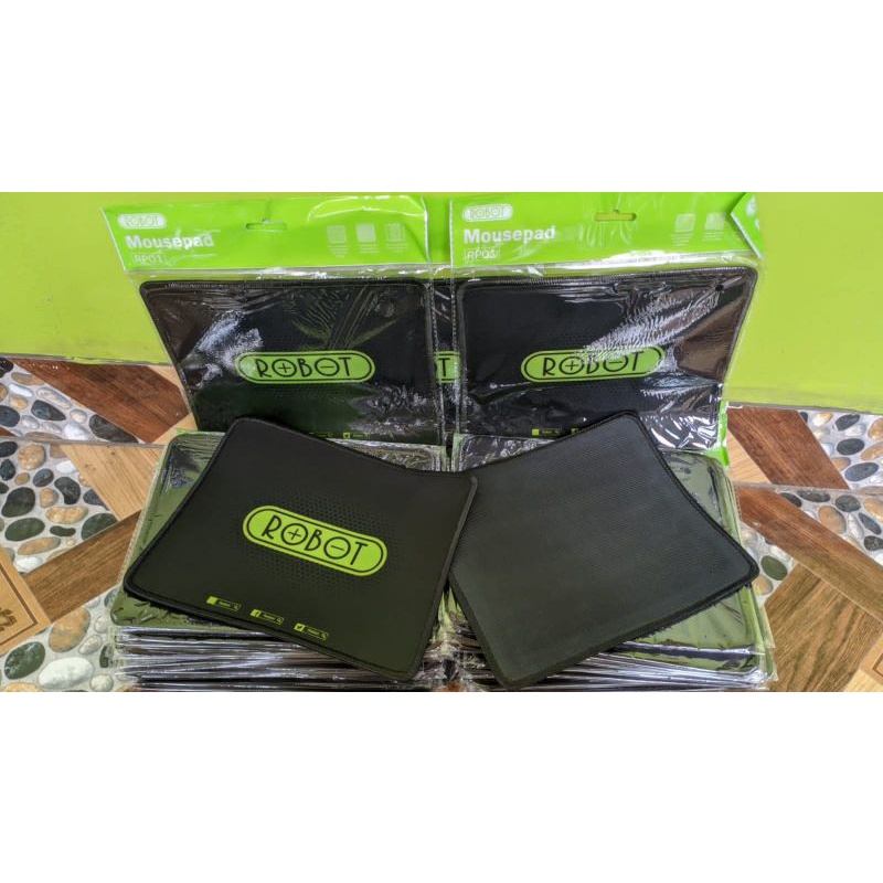 Jual ROBOT MOUSEPAD RP01 anti slip with soft surface Black | Shopee ...