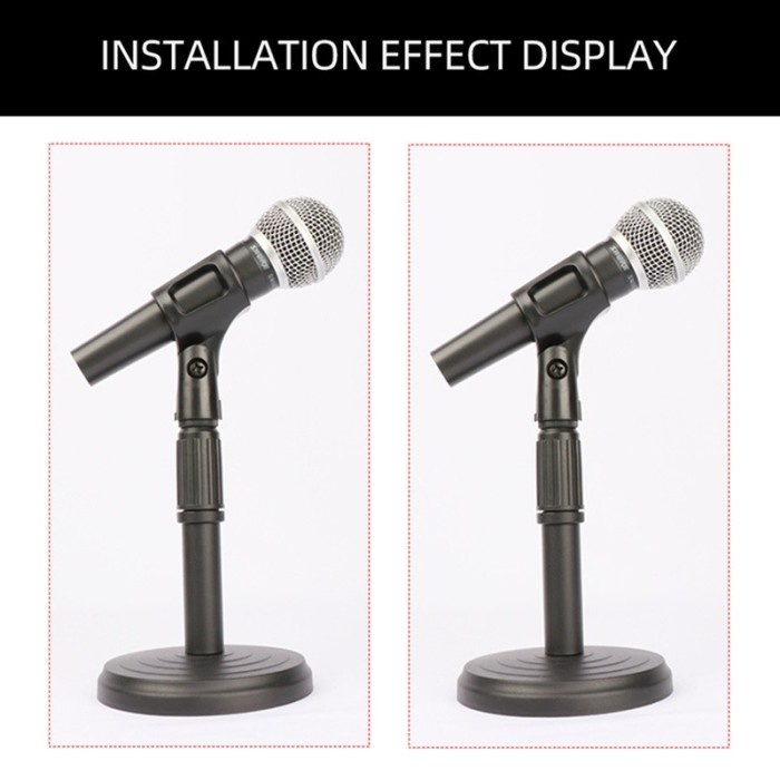 Jual Holder Stand Mic HD-26 Dudukan Microphone Meja Podium L7 F5 Adjustable | Shopee Indonesia