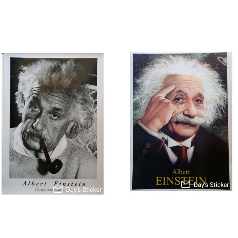 Jual Poster Albert Einstein ukuran 50cm x 70cm | Shopee Indonesia