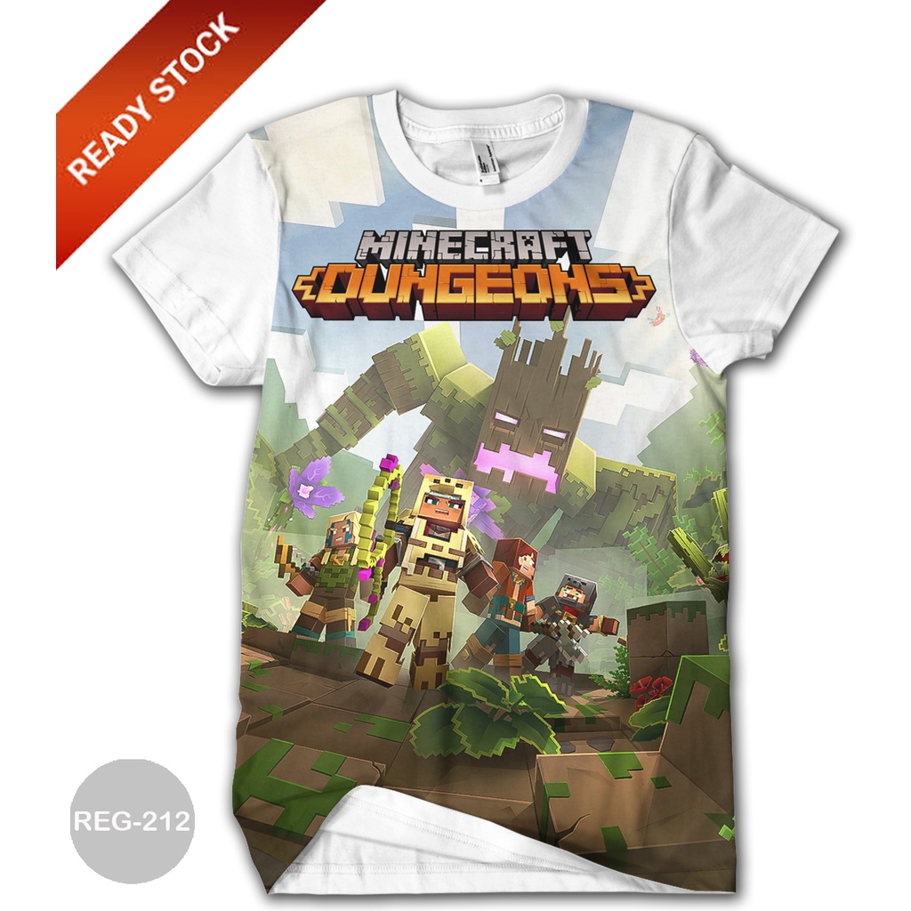 Jual Baju Minecraft 3D Baju Anak Minecraft Motif Printing 3D #REG-212 ...