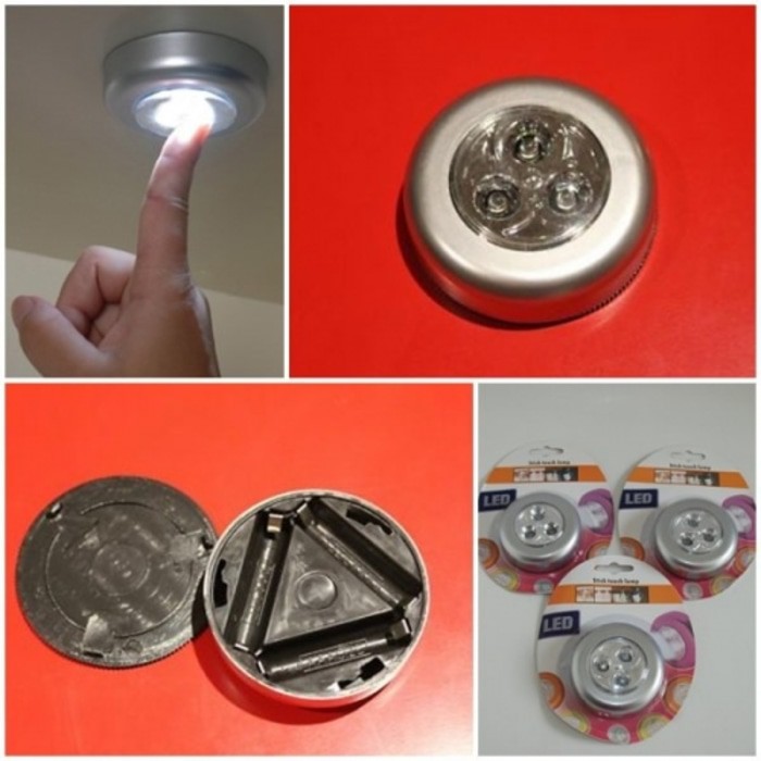Jual Stick N Click 3 LED Lampu LED Emergency Stick Touch Lamp /Lampu ...