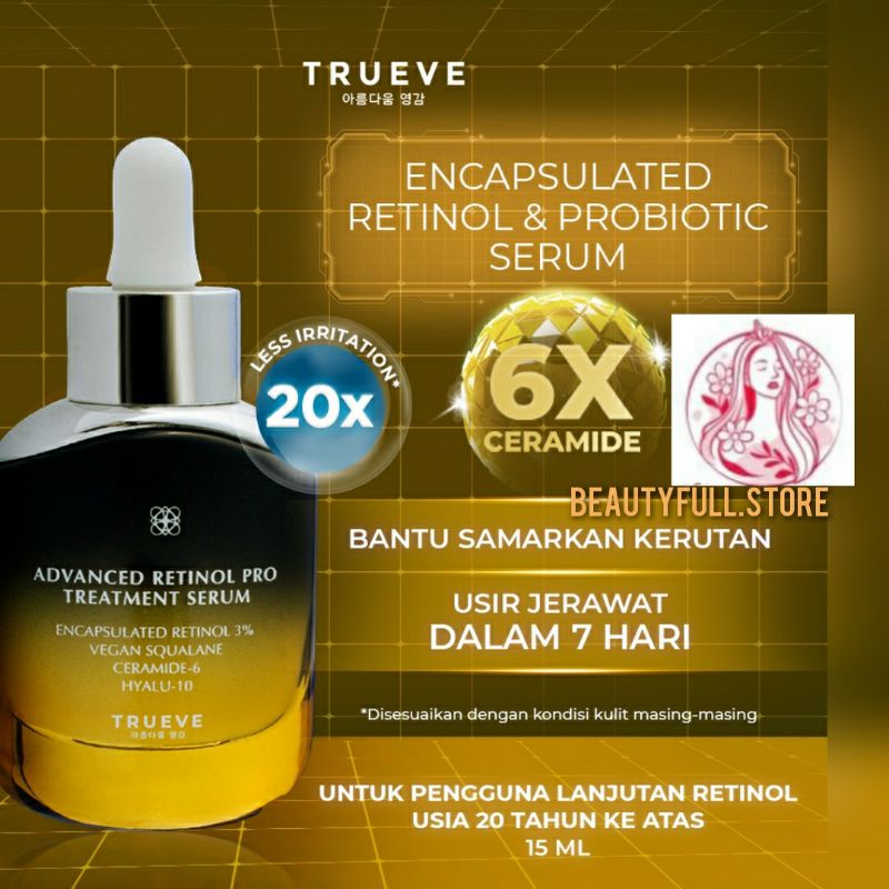 Jual TRUEVE Encapsulated Retinol Serum 15 ml (Advanced retinol pro ...