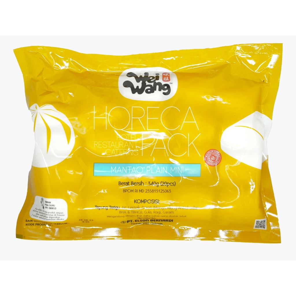 Jual [READY STOCK] Wei wang Horeca pack Mantao Plain Mini 20 Pcs | Shopee Indonesia