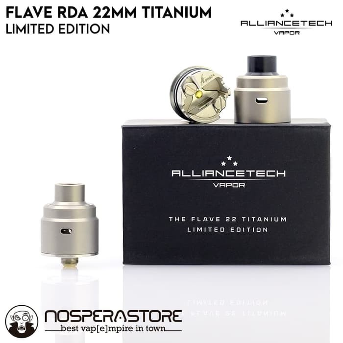 Jual Spesial Flave Rda 22Mm Titanium Limited Edition - Authentic ...