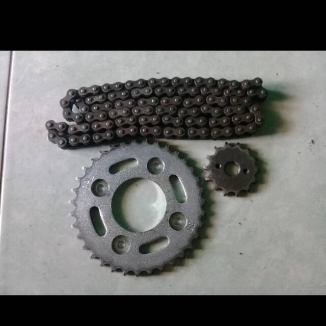 Jual GEAR GIR SET RANTAI HONDA SUPRA X 125 ATAU KARISMA SECOND | Shopee Indonesia