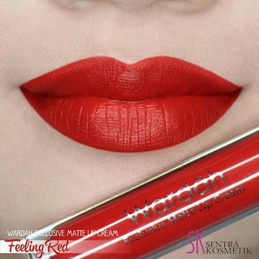 Jual Wardah lip cream matte no 6 (feeling red) | Shopee Indonesia