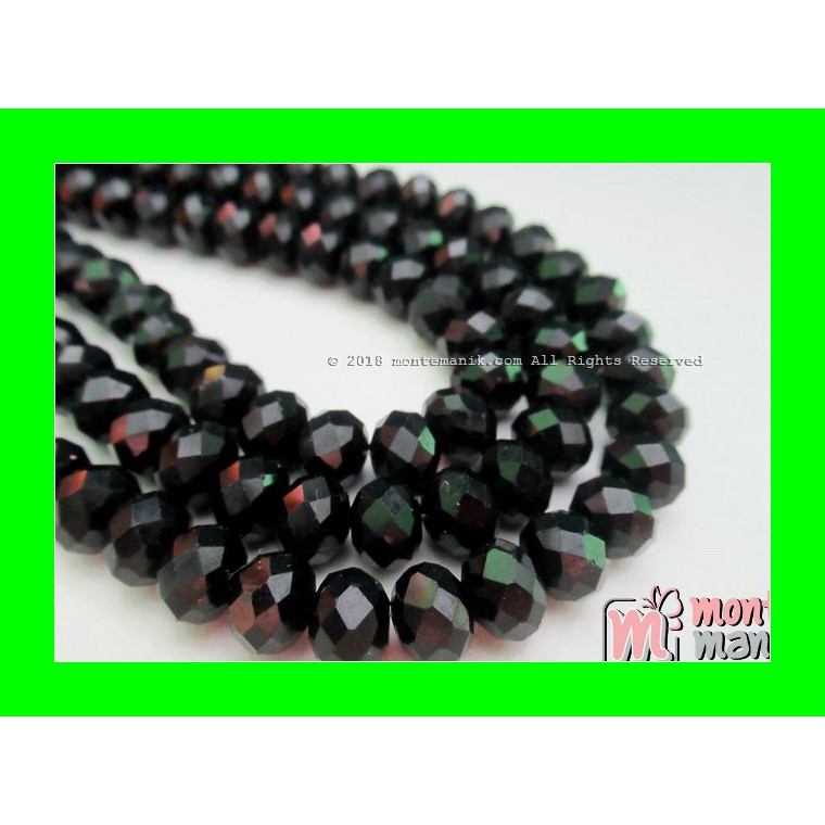 Jual Manik Kristal Ceko Donat Doff Hitam 8 mm (KRISTAL-041) TDD Scrapebook Supplies | Shopee ...