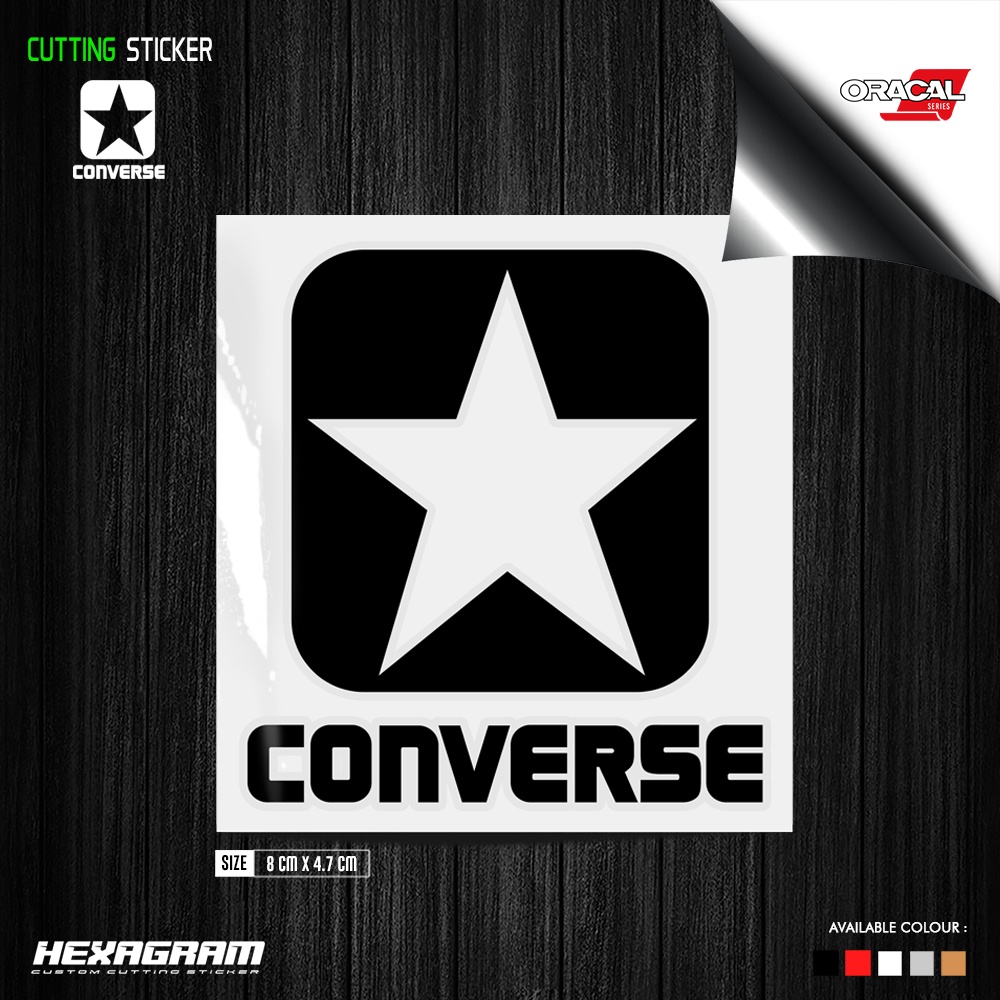Jual Cutting Sticker Converse Logo | Stiker Cutting Logo Converse ...