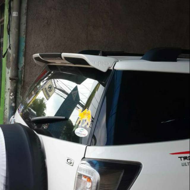 Jual Spoiler Rush Terios TRD Plastik Wing Bagasi Atas Rush Terios TRD ...