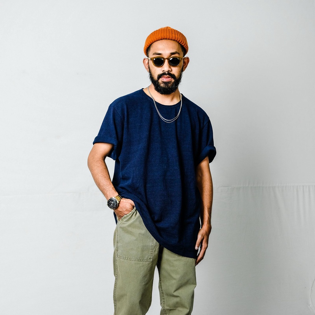 Jual Bespoke Project - Tshirt Style Raw Indigo | Shopee Indonesia