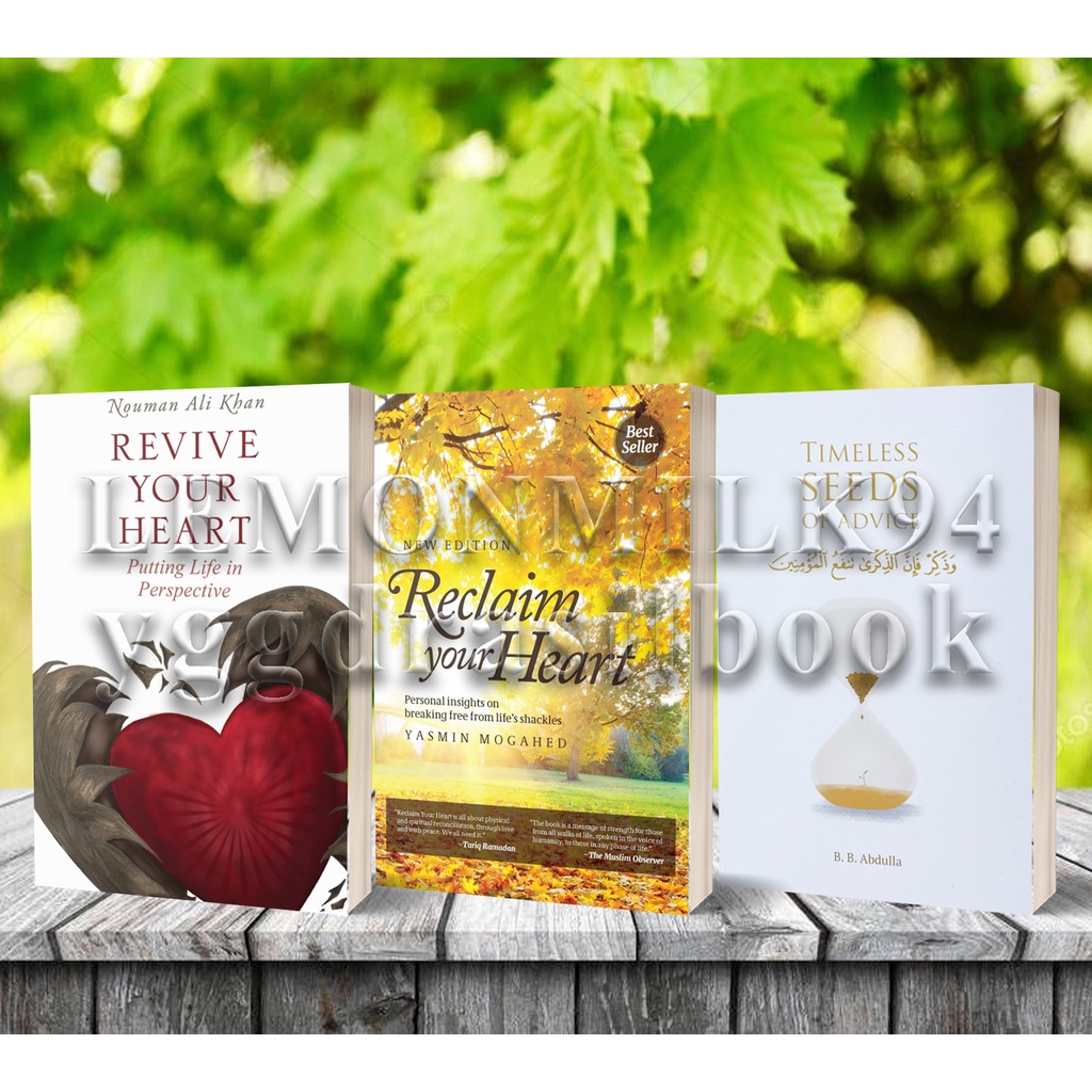 Jual Revive Your Heart by Nouman Ali Khan | Reclaim Your Heart by Yasmin Mogahed | Timeless ...