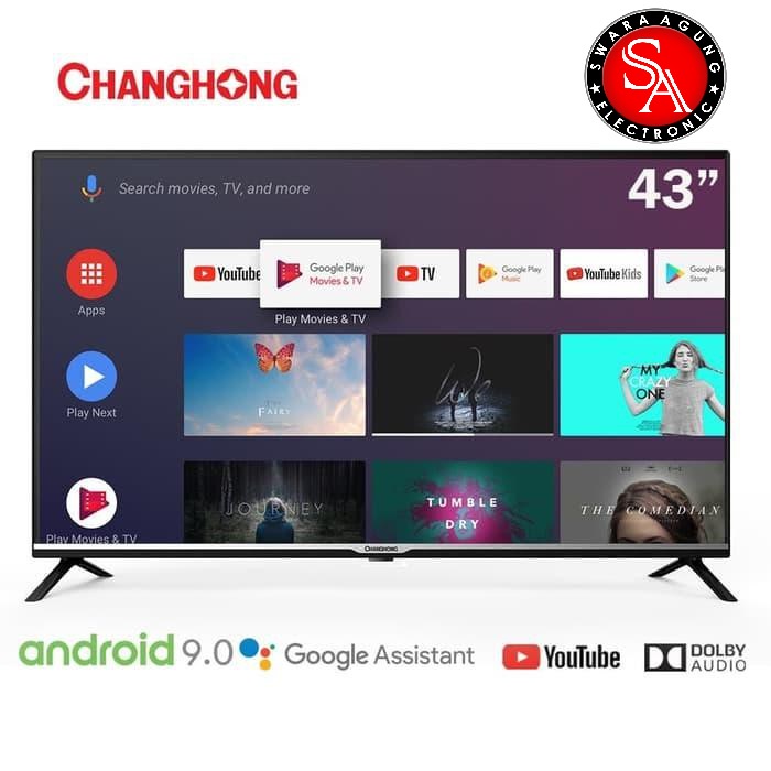Jual Led FHD Android TV 43 Inch Changhong Type: 43H7 (Khusus Daerah ...