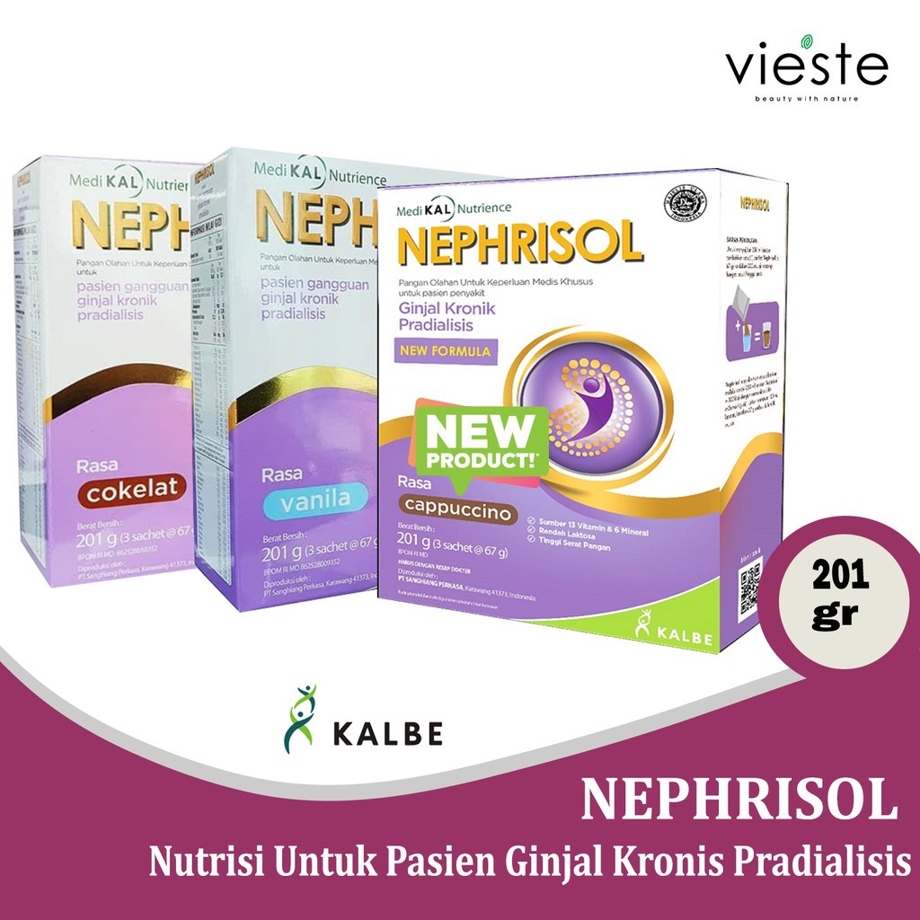Jual NEPHRISOL - Vanilla & Capucino - Susu Rendah Protein Untuk Pasien ...