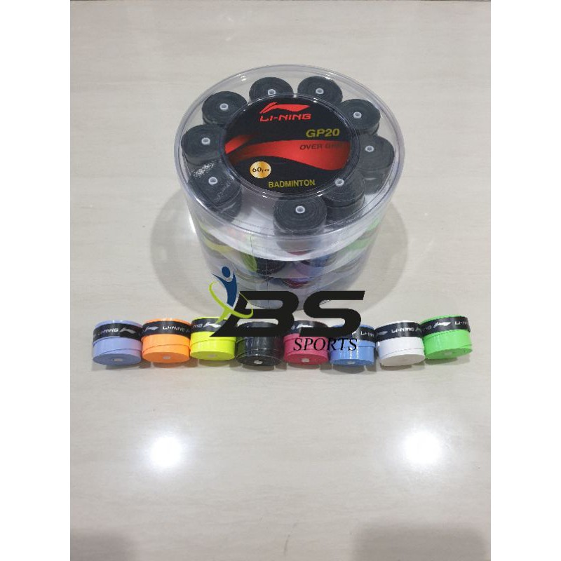 Jual GRIP RAKET BADMINTON KARET TIPIS LINING ASLI ORI ORIGINAL 100% ...