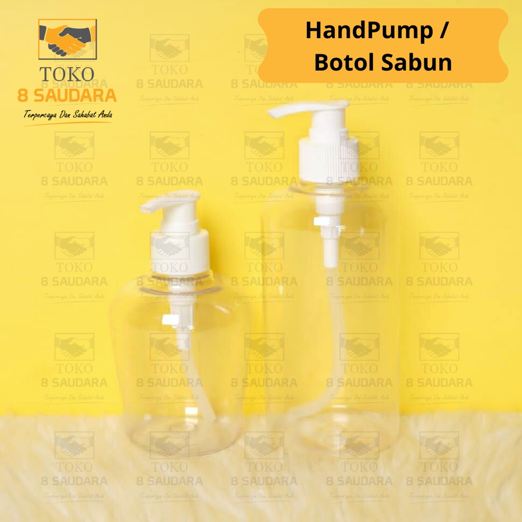 Jual HandPump / Botol Sabun / Hand Soap | Hand Wash Pump 300 ml & 500 ...