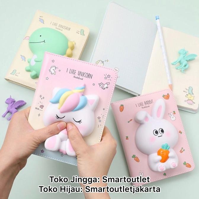 Jual Notebook Squishy Squishy Notebook Buku Tulis Squishy Diary Squishy ...