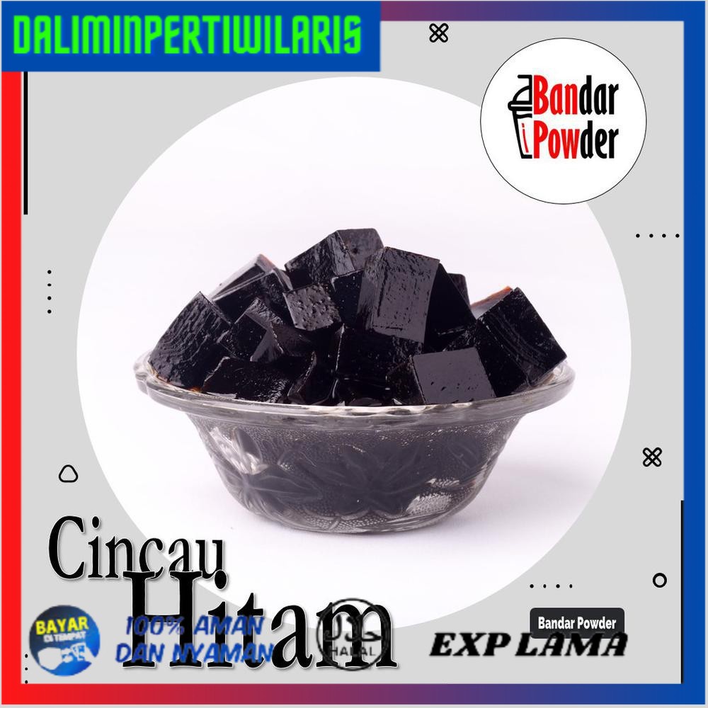 Jual BISA COD Bubuk Cincau Hitam - Topping Minuman Black Grass Jelly ...