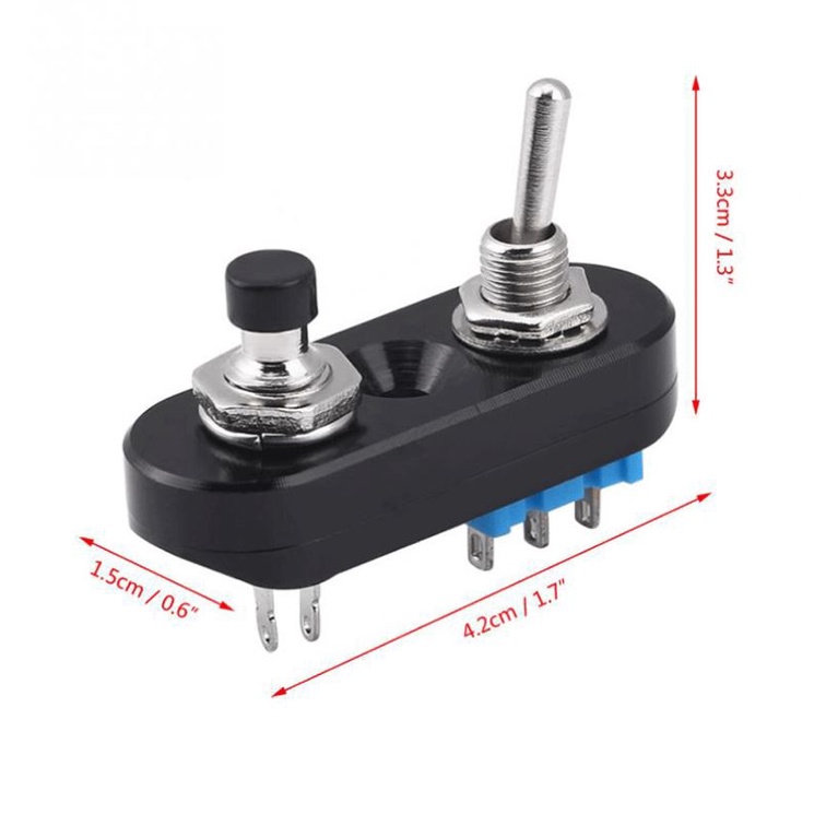 Jual Switch Saklar Holder mini custom switch CNC lampu Caferacer ...