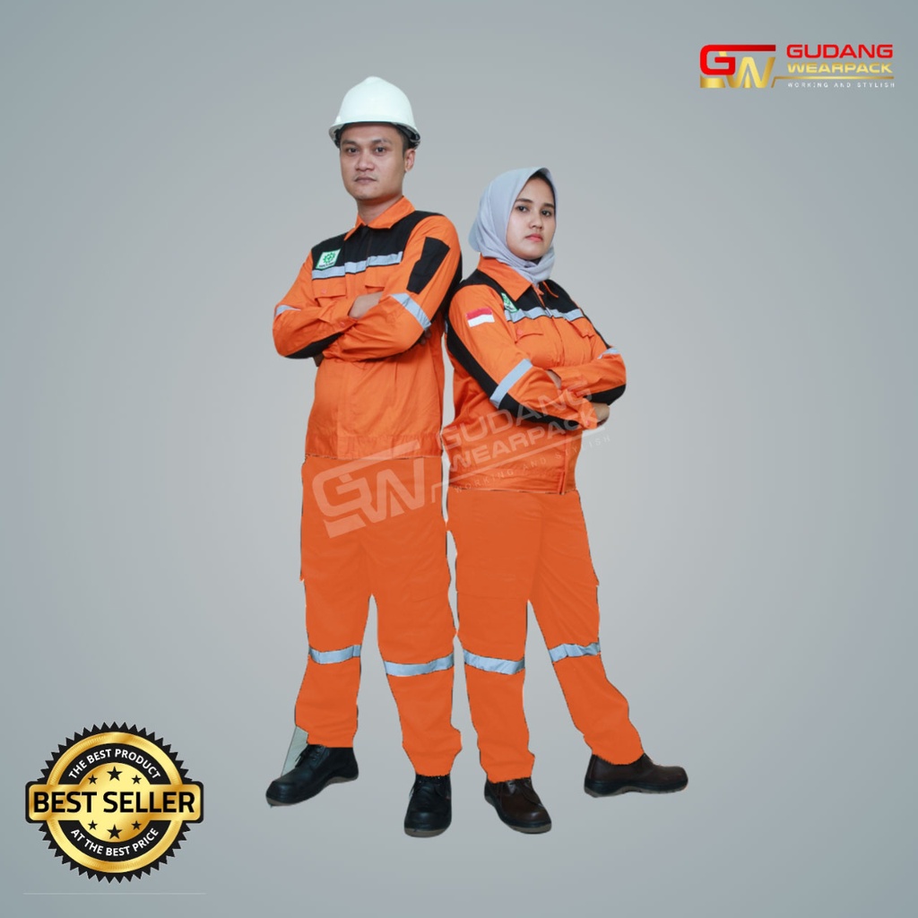 Jual WEARPACK SETELAN Wearpack OREN - HITAM (setelan standar) | Shopee ...