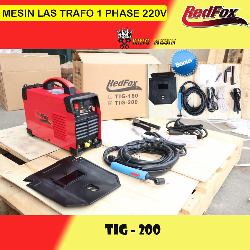 Jual MESIN TRAFO LAS/WELDING INVERTER 1 PHASE 220V - TIG200 | Shopee ...