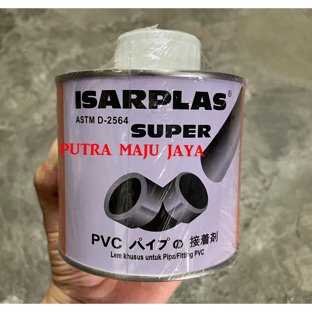 Jual LEM ISARPLAS PIPA PVC KALENG 400 GRAM ASLI ORIGINAL ISARPLAS | Shopee Indonesia