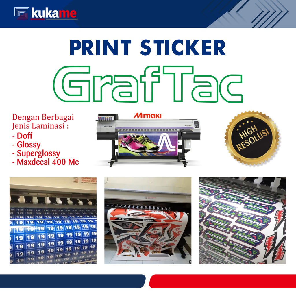 Jual Print & Cut Graftac + Glossy | Shopee Indonesia