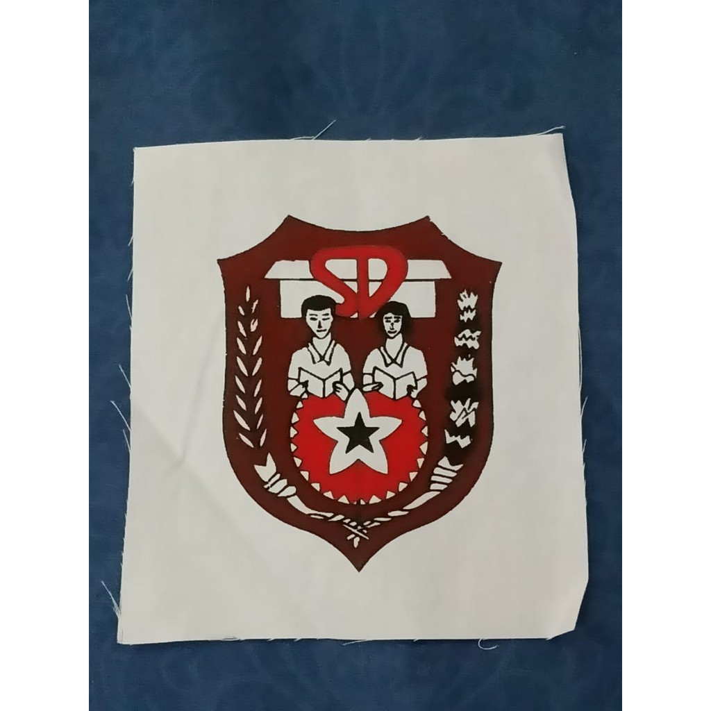 Jual Badge SD, SMP, SMA, & Bendera Merah Putih Sablon dan Bordir ...