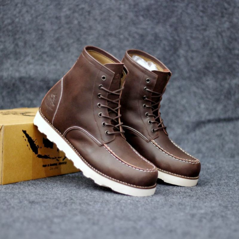 Jual SEPATU BOOTS KULIT ASLI BIG SIZE 39 - 47 ( JUMBO 44 45 46 47 ...