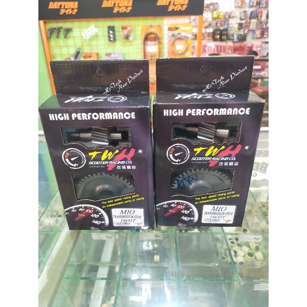 Jual GIGI RASIO GEAR RASIO TWH RACING MIO NOUVO FINO CARBU UKURAN 14 ...