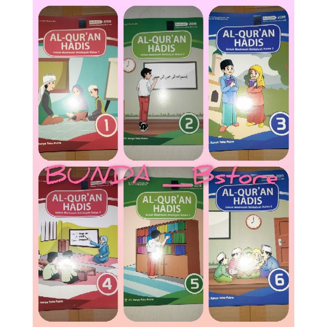 Jual AL QURAN HADIS SD MI KELAS 1 2 3 KELAS 4 5 6 TOHA PUTRA KURIKULUM 2019 | Shopee Indonesia