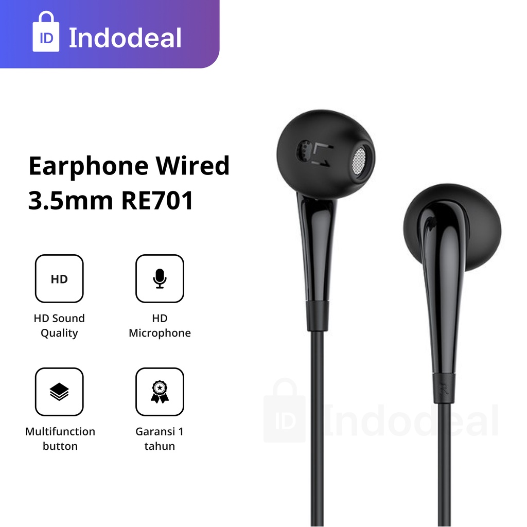 Jual Robot Headset Earphone Android / iPhone 6 - RE701 (Original ...