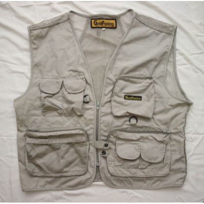 Jual Gold Feeling Japan Fisherman Vest (Rompi Mancing) | Shopee Indonesia